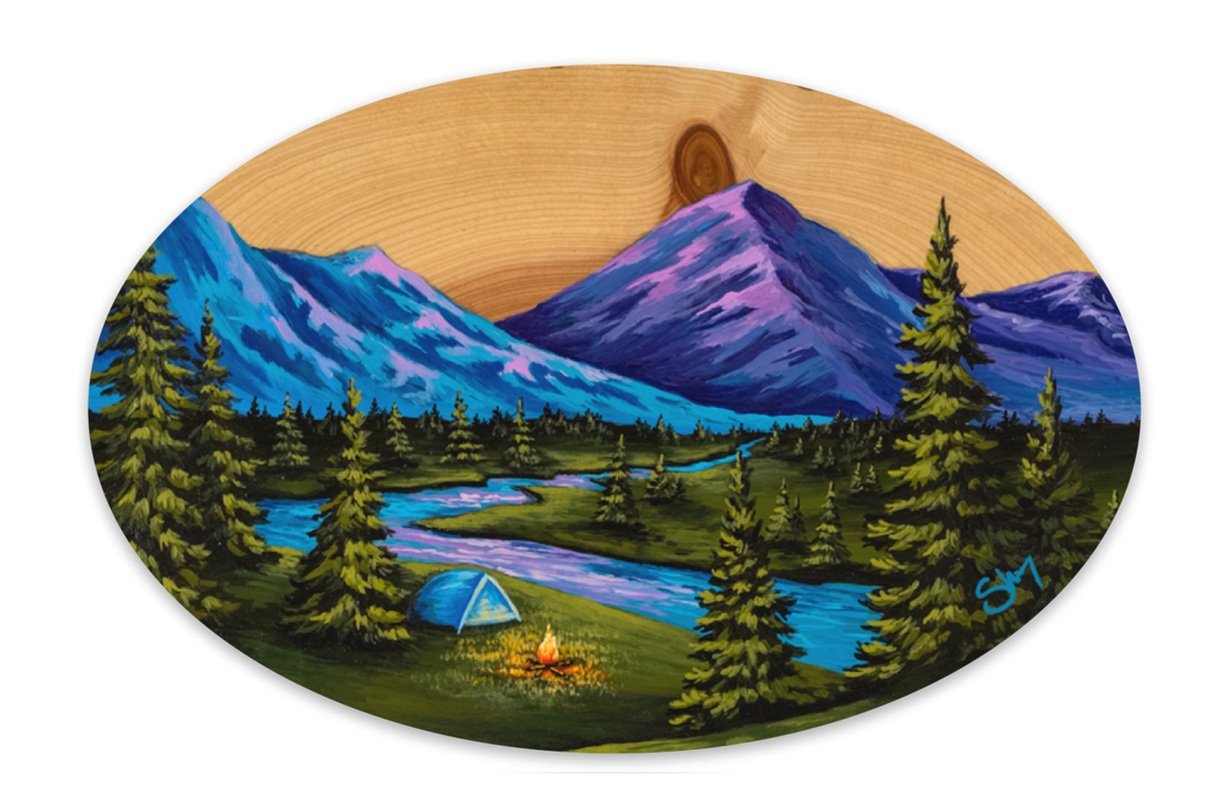 Blue Mountain - (Sticker) — Backwoods Anchor