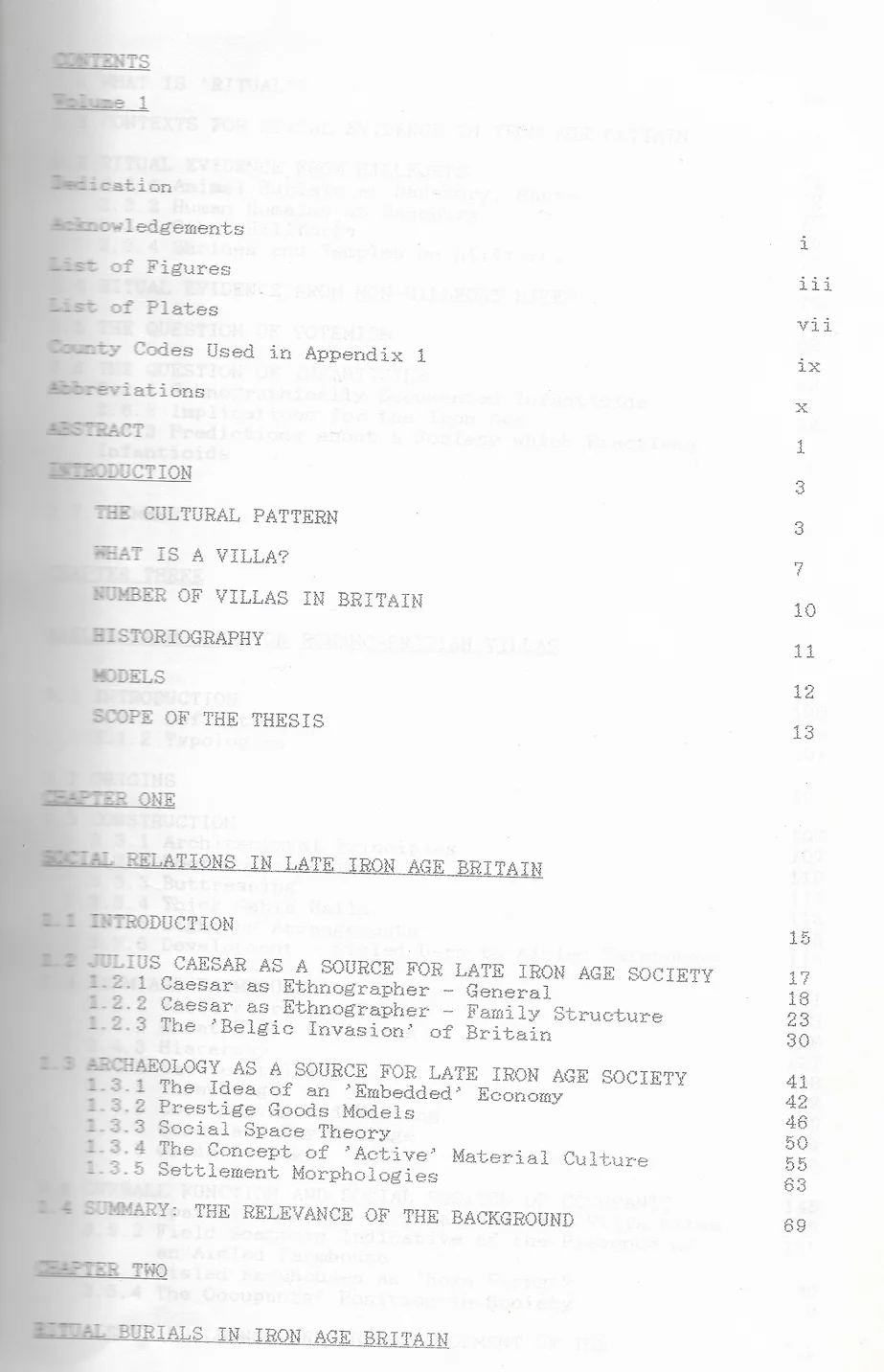 PhD thesis on R-B Villas - detailed contents — ELEANOR SCOTT ARCHAEOLOGY