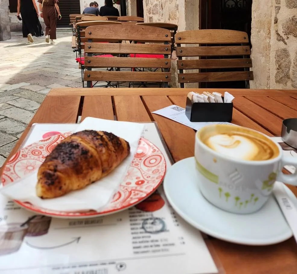 some of the best crossiants at mon bistro cafeteria