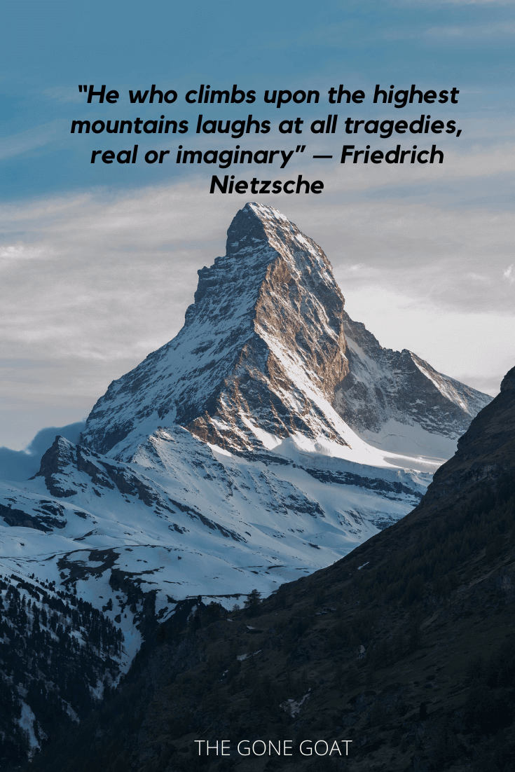 60 Best Wild Mountain Quotes & Captions To Get Outside — The Gone Goat