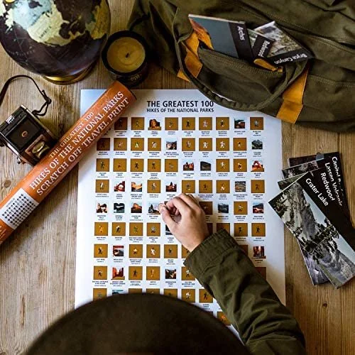 9 Best National Park Scratch Off Maps That Are Epic in 2024 — The Gone Goat