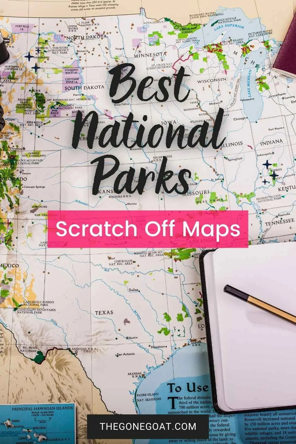 9 Best National Park Scratch Off Maps That Are Epic in 2024 — The Gone Goat