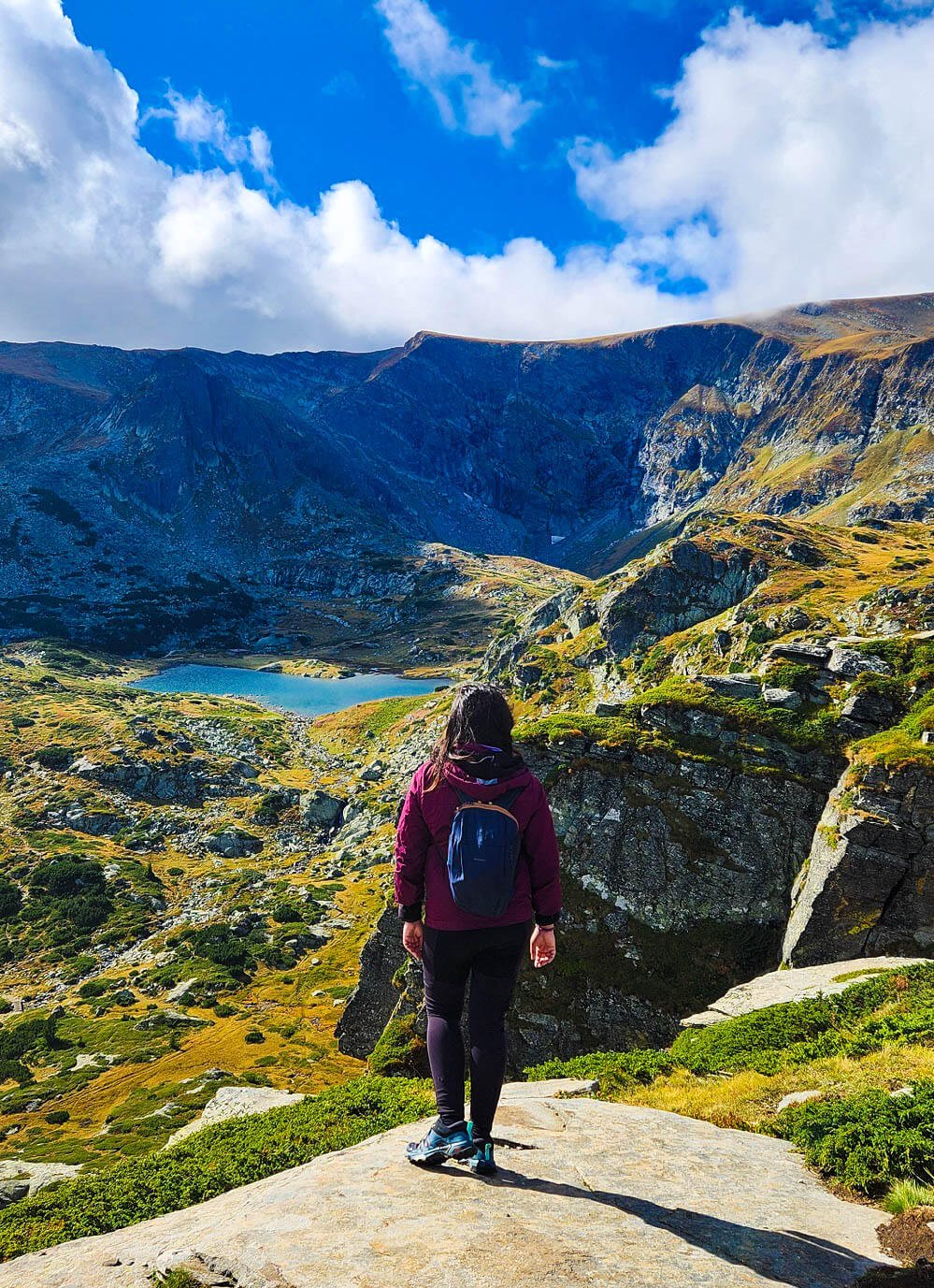 one of the first viewpoints enroute the seven rila lakes hike