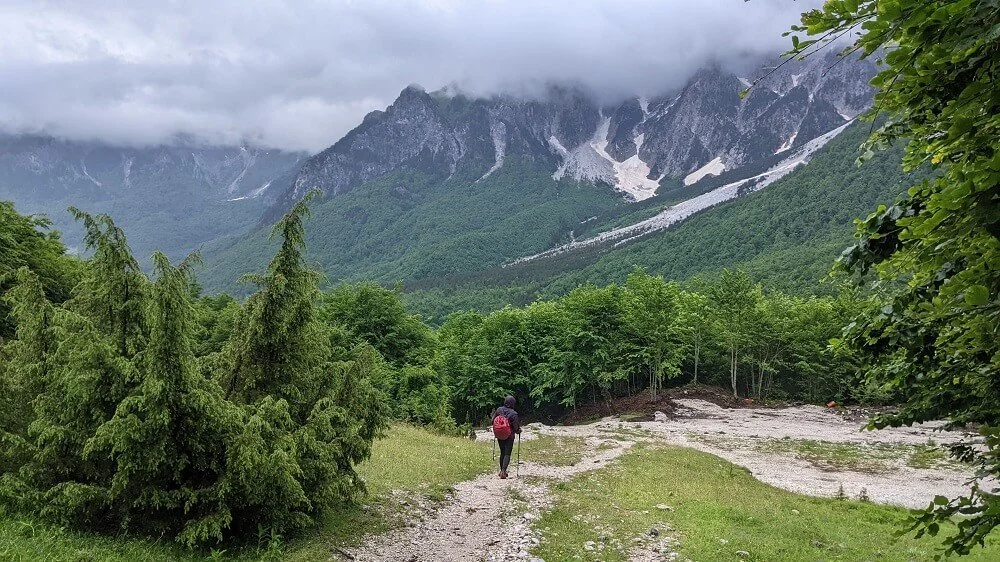 enroute to valbona valley