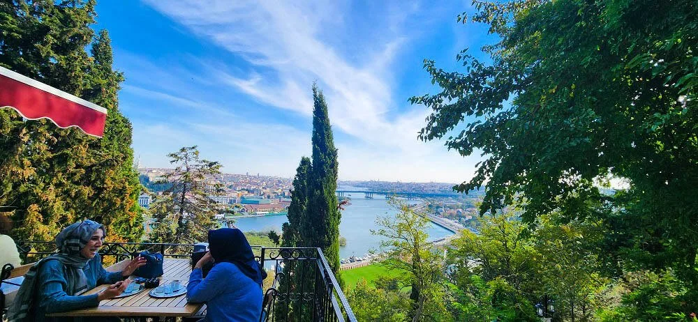 view of istanbul from pierre lotti hill