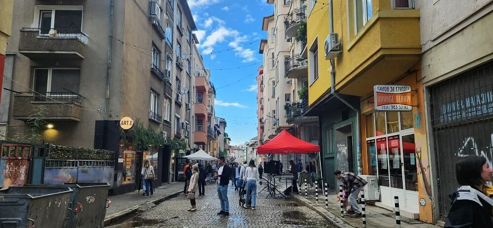 downtown sofia, bulgaria