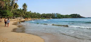 Hiriketiya beach during sundowns
