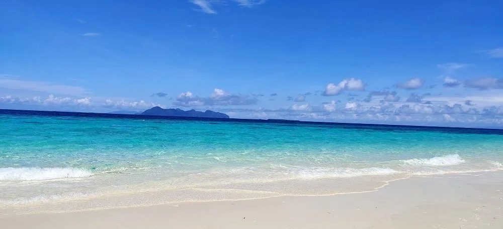 timba timba island — unbelievably blue waters!