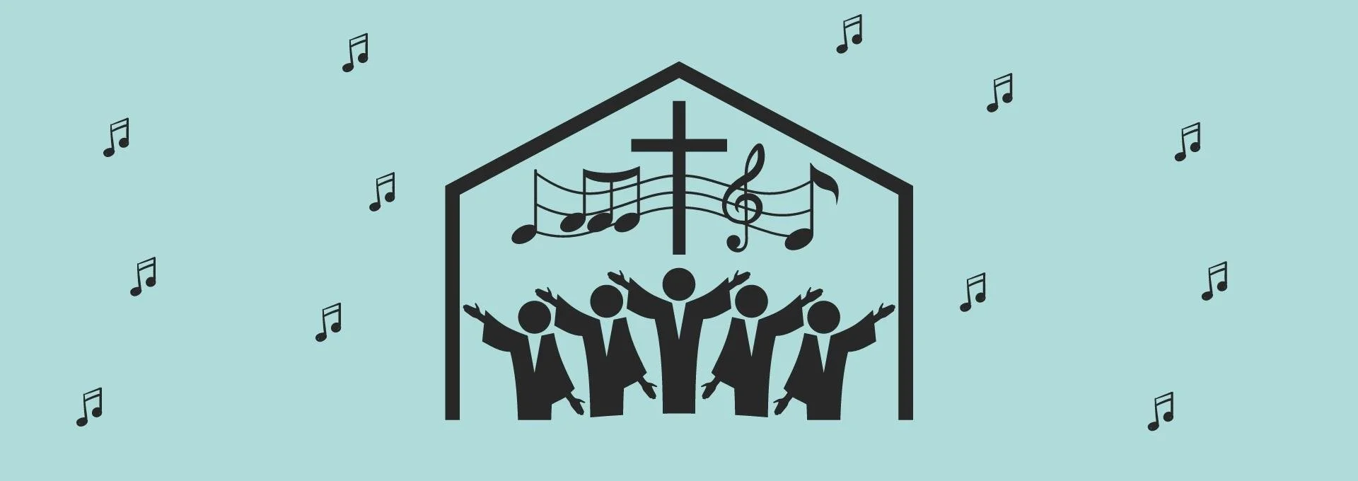 Church Choir Silhouette