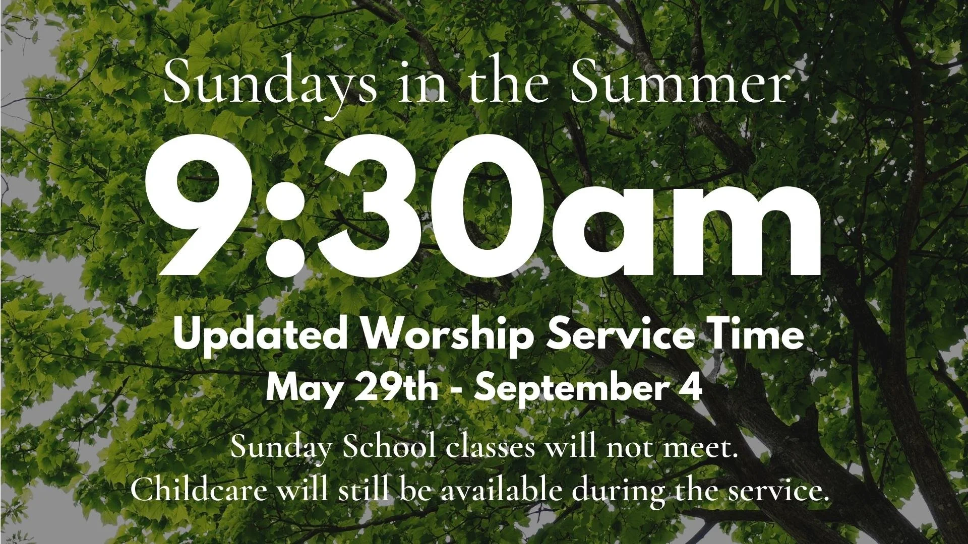 Worship Service Time