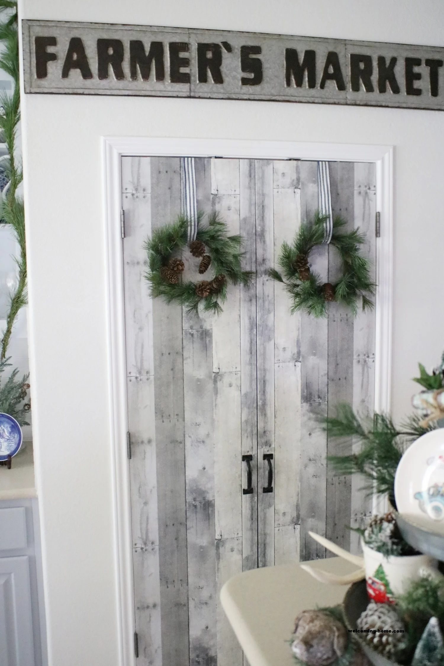 Faux Wooden Door — Welcoming HOME