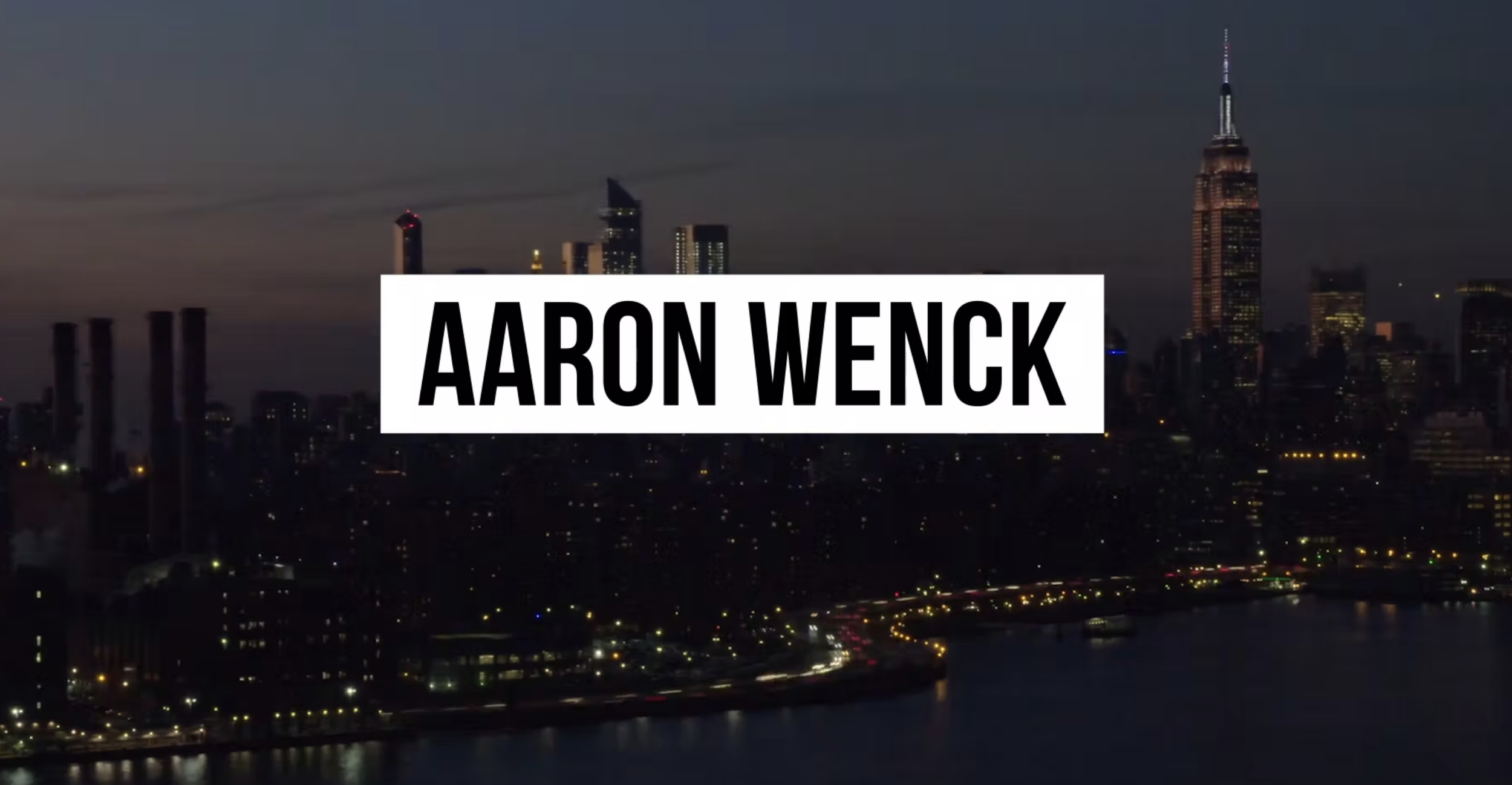 Aaron Wenck — EDITOR