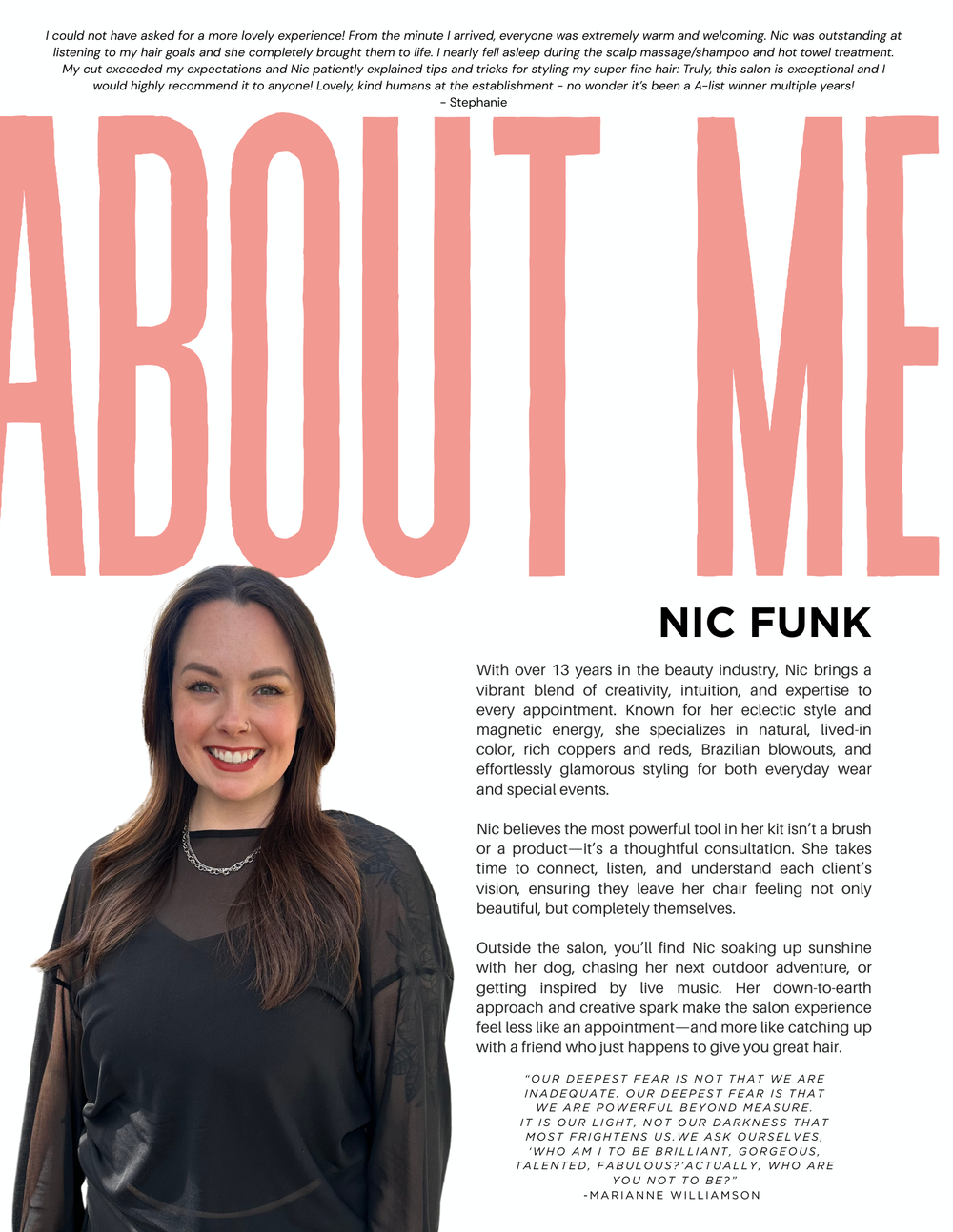 Nicole Funk — Hello.Salon - Tulsa Oklahoma