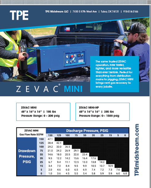 ZEVAC® zero venting, zero flaring, zero emissions — Kerr Engineered Sales
