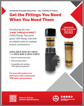 NEW TDW THREAD-O-RING™ FITTING — Kerr Engineered Sales