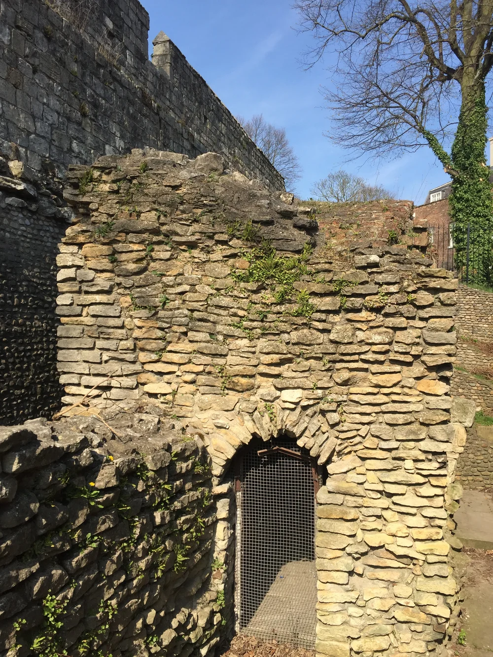 Ancient Roman Stone Wall