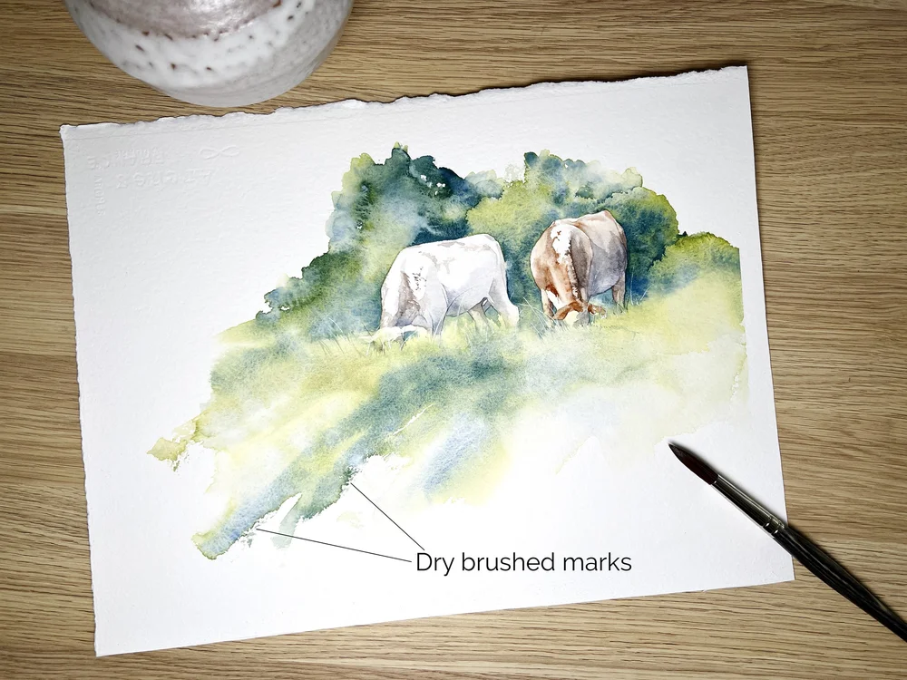 How do you create visual texture in a watercolour painting? — Louise De ...