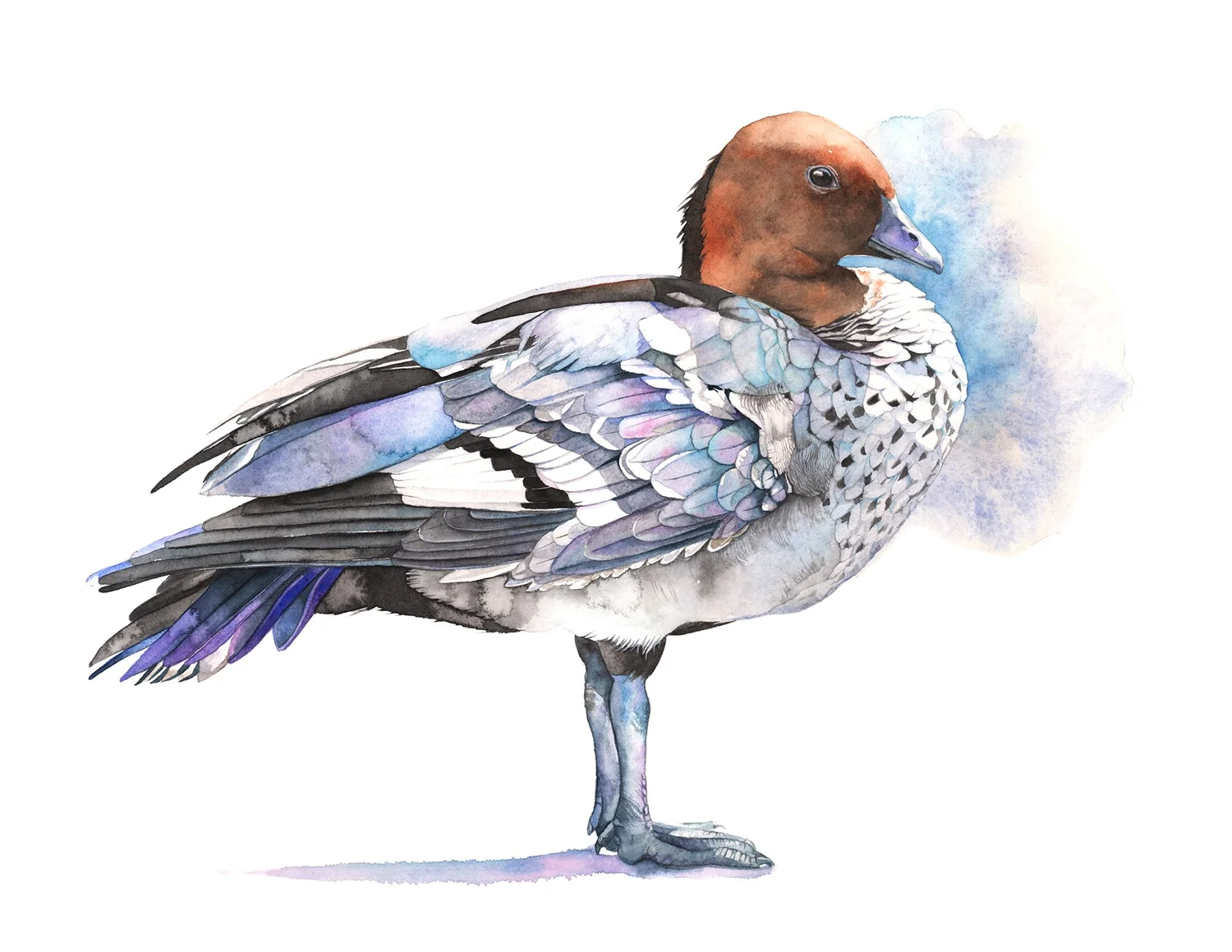 Working Wet on Wet with Watercolour Paint — Louise De Masi Watercolour ...