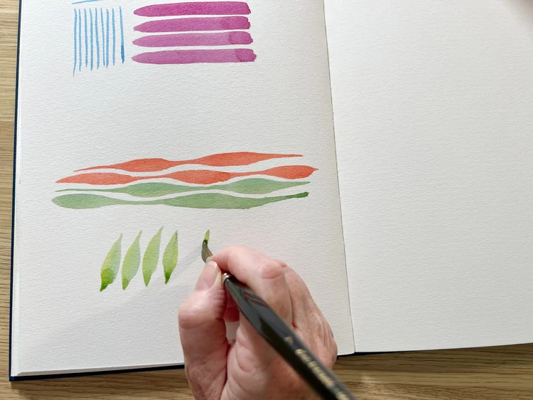 Watercolour for Beginners: Basic Brush Strokes to Practice — Louise De ...
