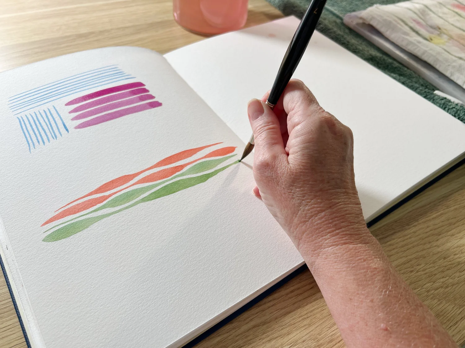 Watercolour for Beginners: Basic Brush Strokes to Practice — Louise De ...