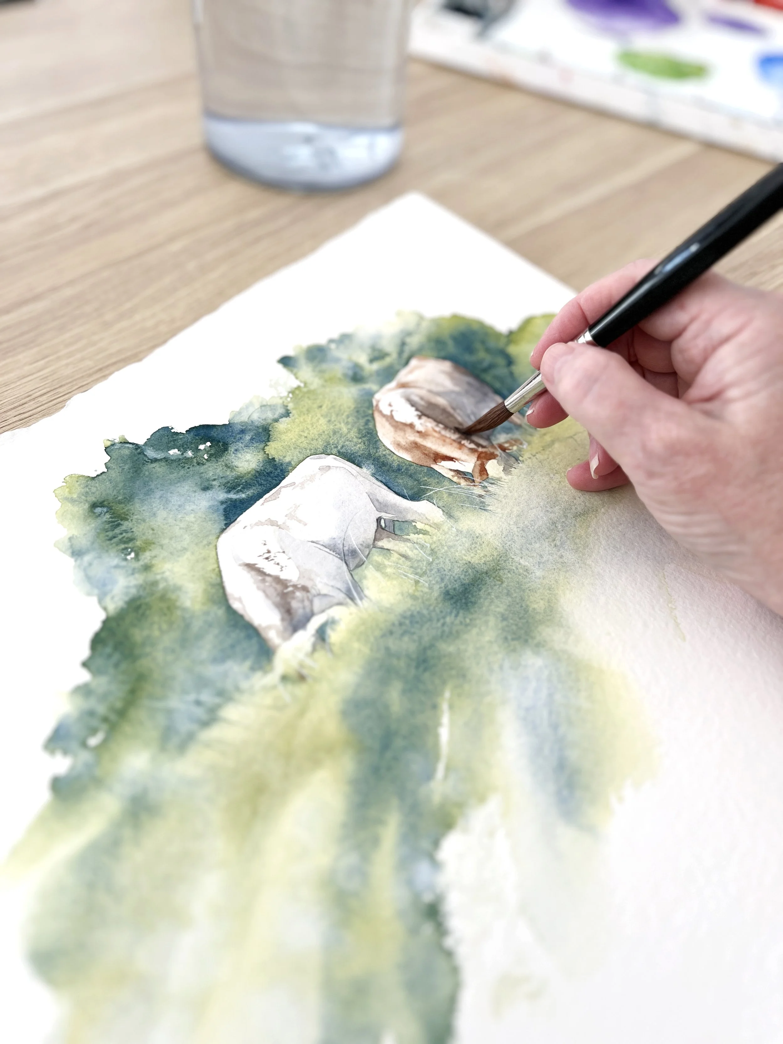 How to Create Depth in Painting — Louise De Masi Watercolour Artist