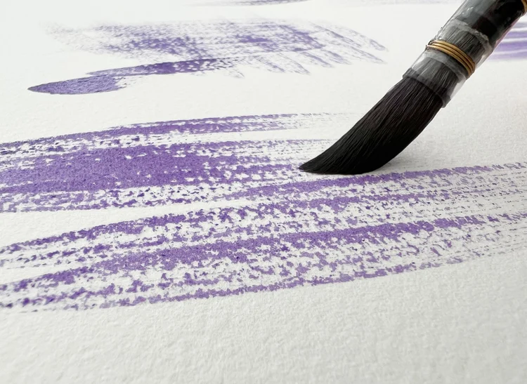 What is Dry Brushing in Watercolour? — Louise De Masi Watercolour Artist