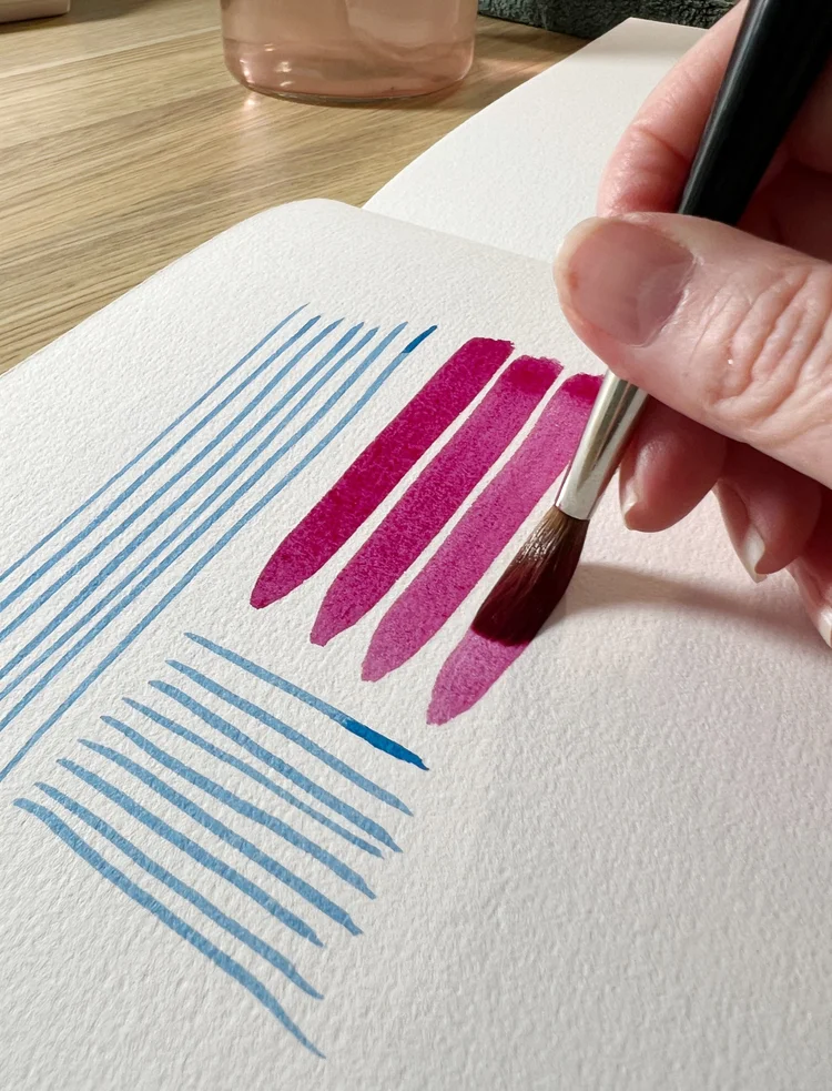 Watercolour for Beginners: Basic Brush Strokes to Practice — Louise De ...