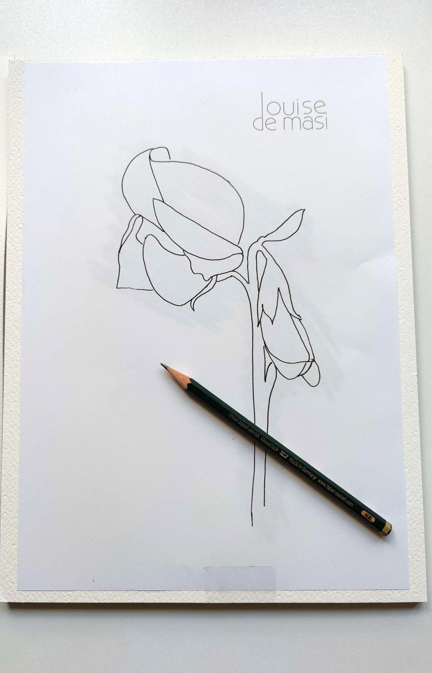 Following a Step-by-Step Watercolour Tutorial as a Student — Louise De ...