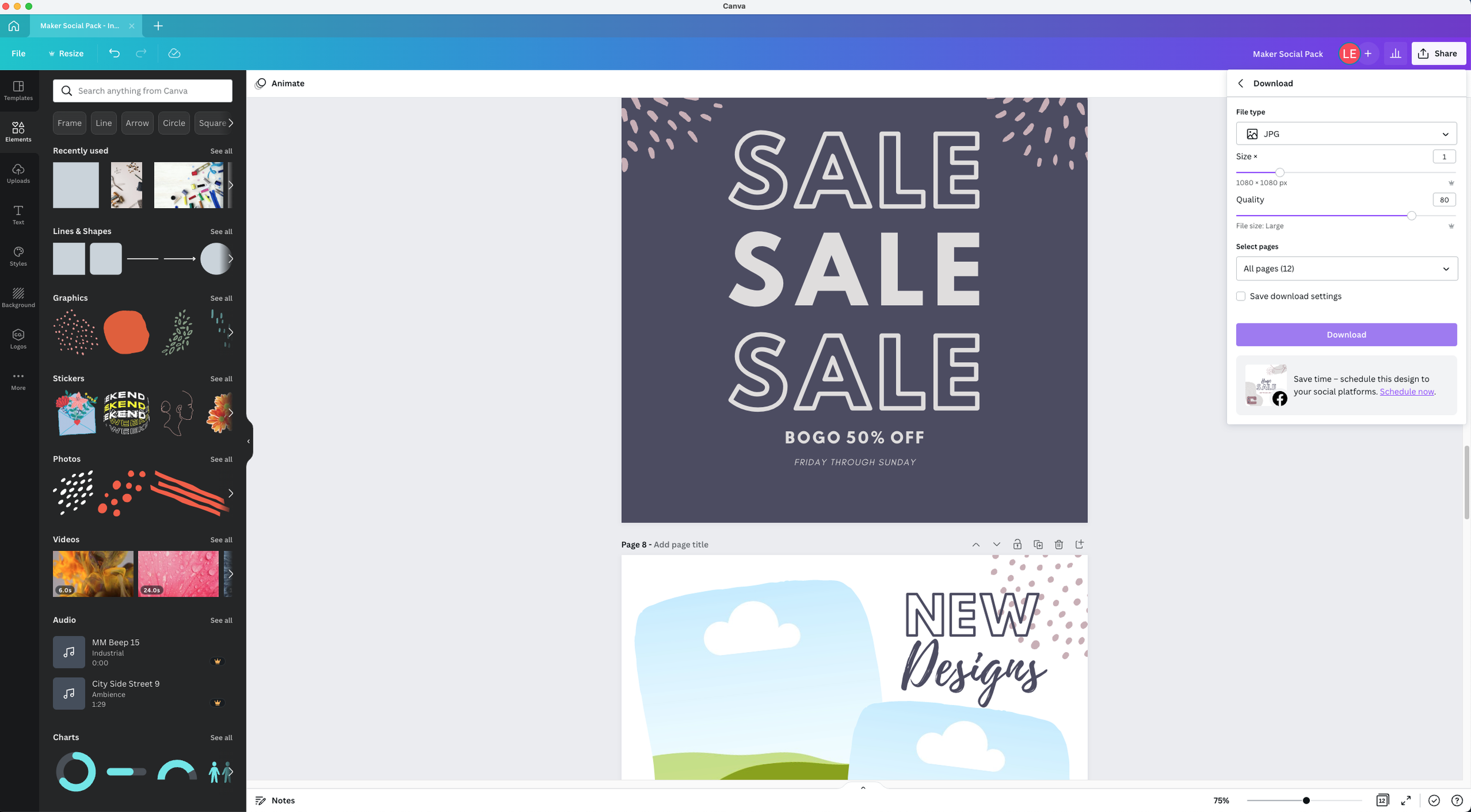 How to use custom Canva templates — Lena Elizer, Designer and Illustrator