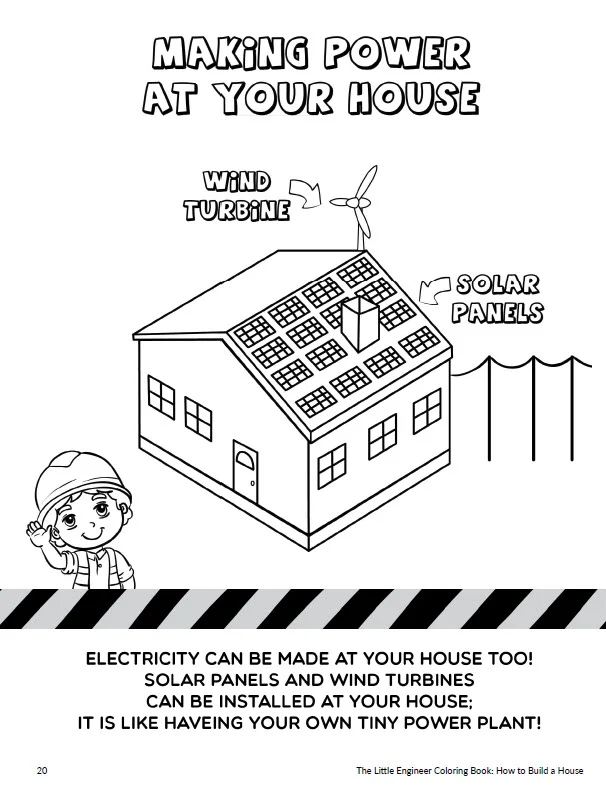 The Little Engineer Coloring Book: How to Build a House | Best Mom Ideas