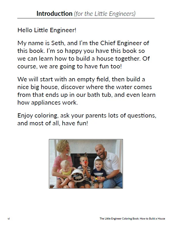 The Little Engineer Coloring Book: How to Build a House | Best Mom Ideas