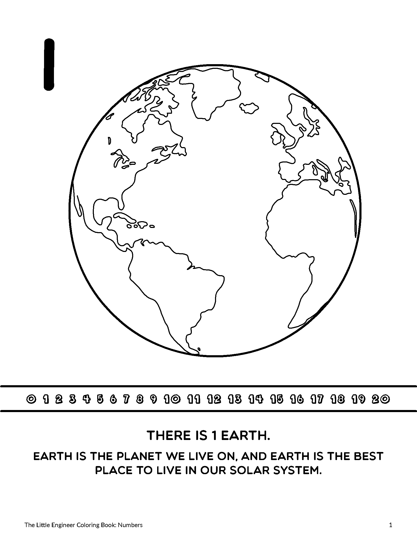 The Little Engineer Coloring Book: Numbers | Best Mom Ideas