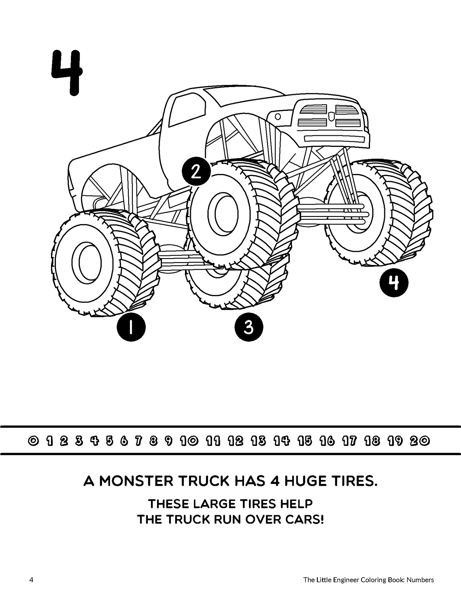 The Little Engineer Coloring Book: Numbers | Best Mom Ideas