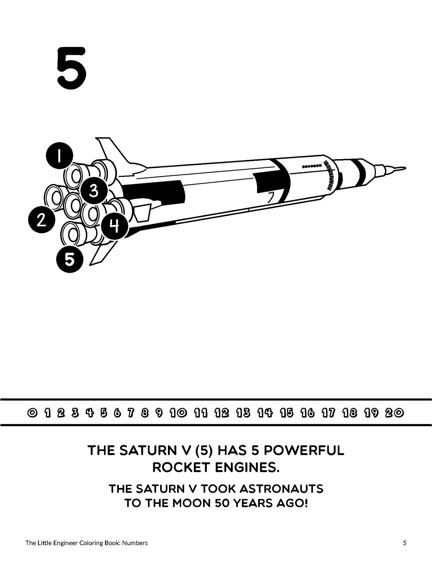 The Little Engineer Coloring Book: Numbers | Best Mom Ideas