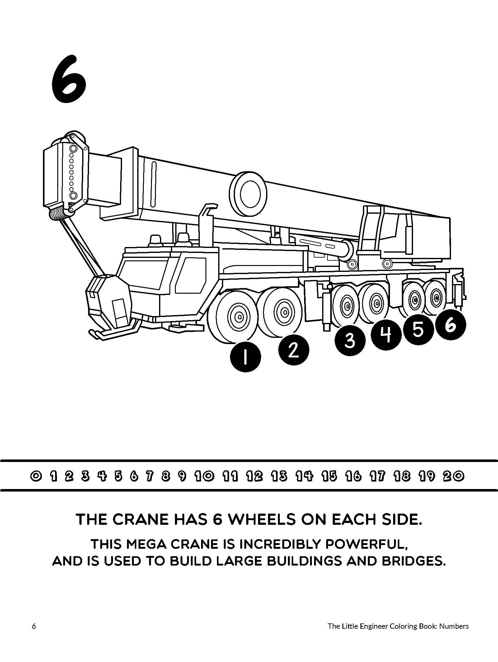 The Little Engineer Coloring Book: Numbers | Best Mom Ideas