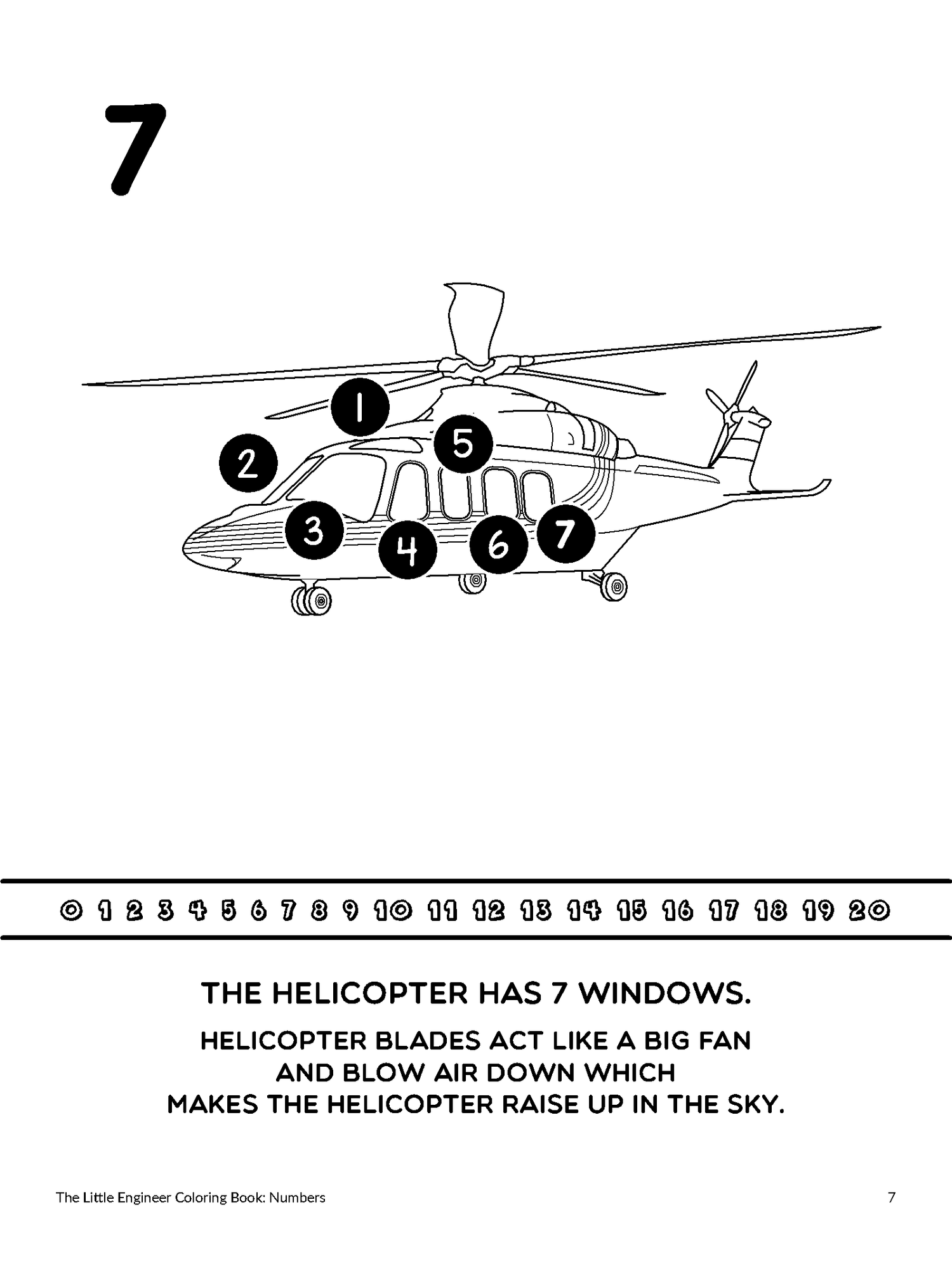 The Little Engineer Coloring Book: Numbers | Best Mom Ideas