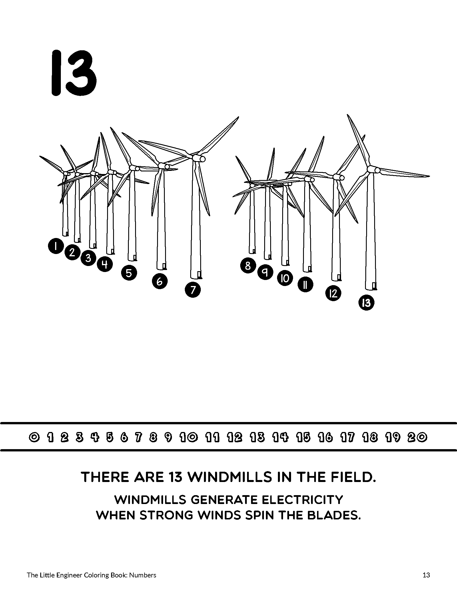 The Little Engineer Coloring Book: Numbers | Best Mom Ideas