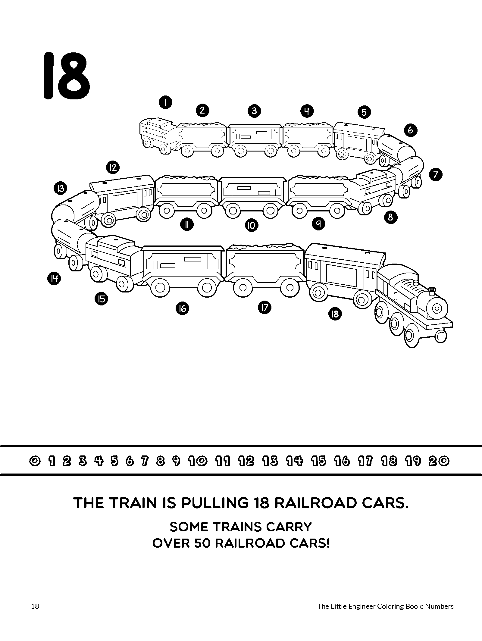 The Little Engineer Coloring Book: Numbers | Best Mom Ideas