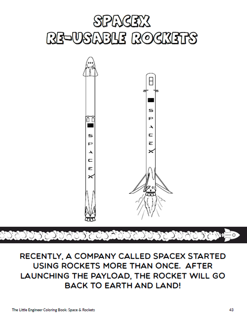 The Little Engineer Coloring Book: Space & Rockets | Best Mom Ideas
