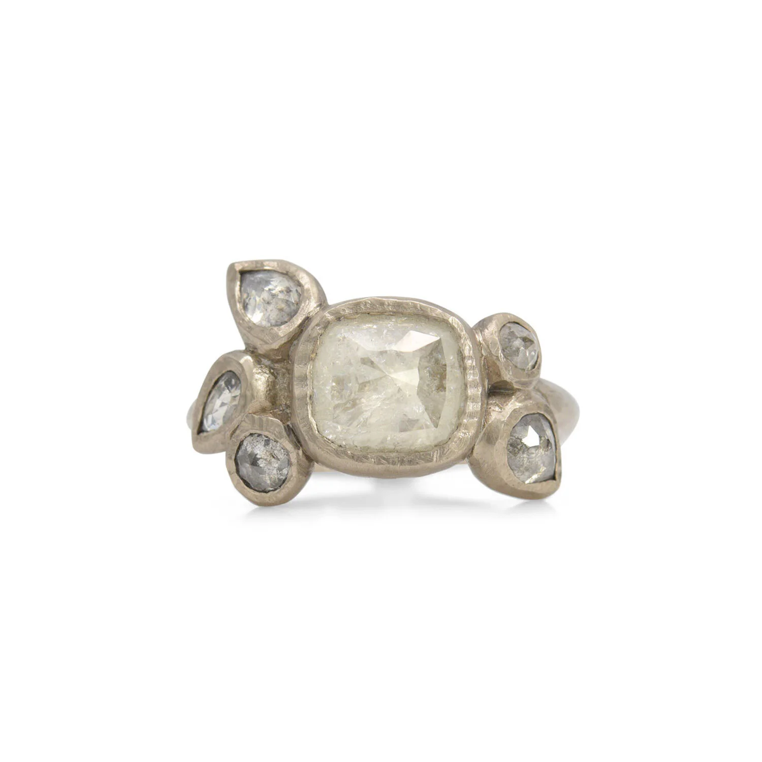 Diamond Scatter Ring in White Gold | Shaya Durbin