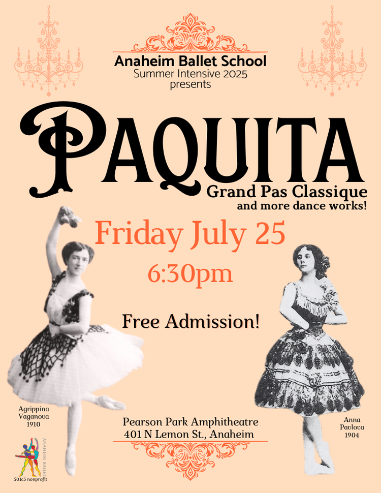 EVENTS — Anaheim Ballet