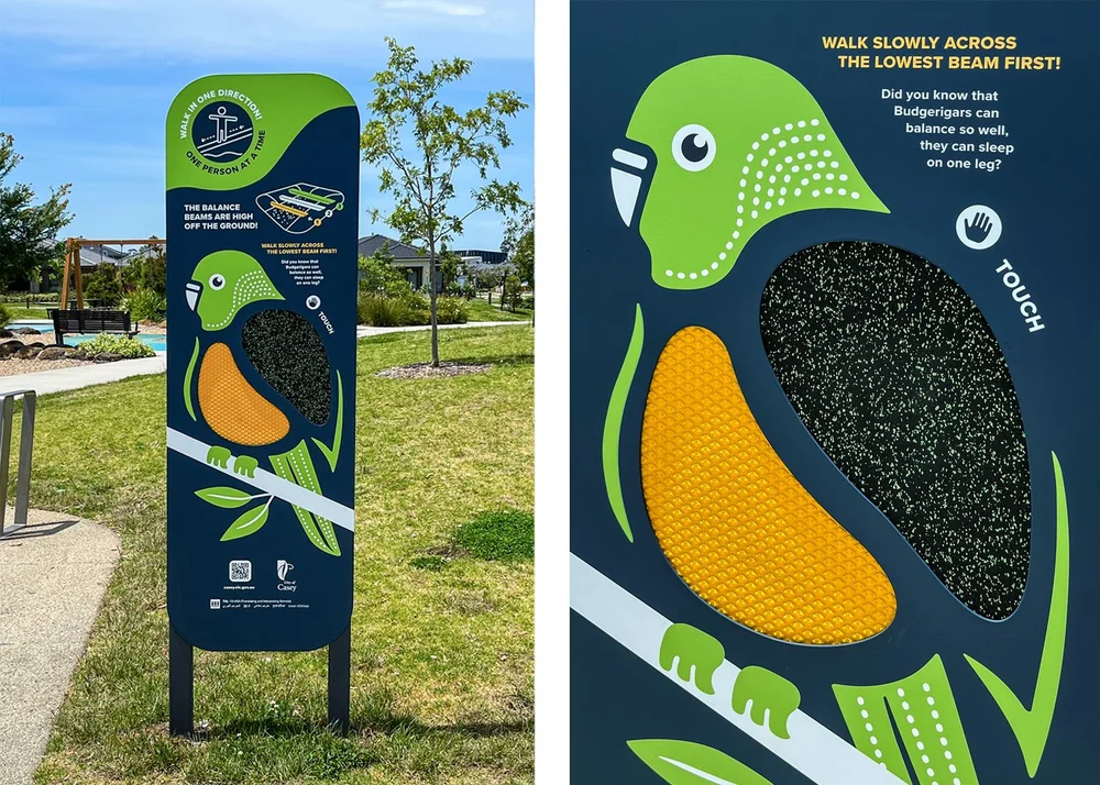 Elliston Park Inclusive Signage — BVD