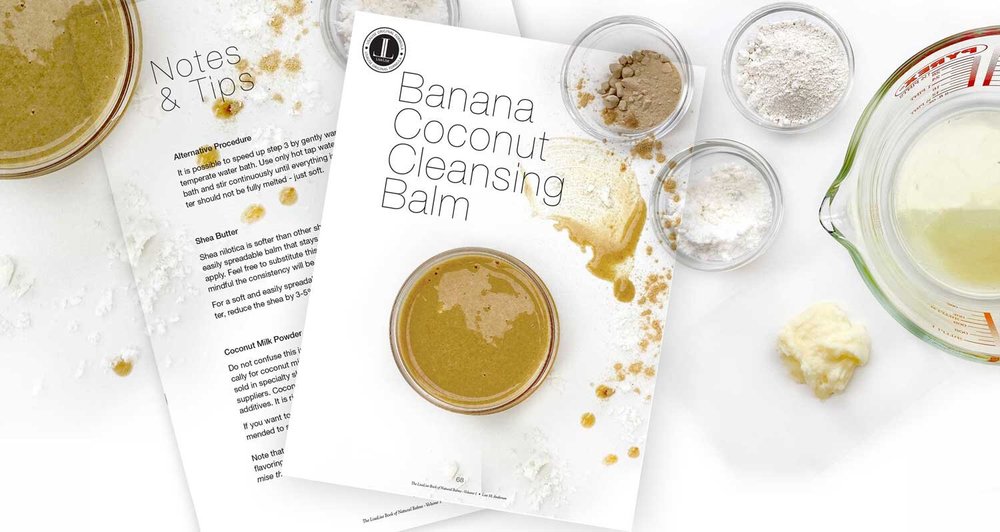 Book of Natural Balms - Volume 1 — LisaLise Pure Natural Skincare