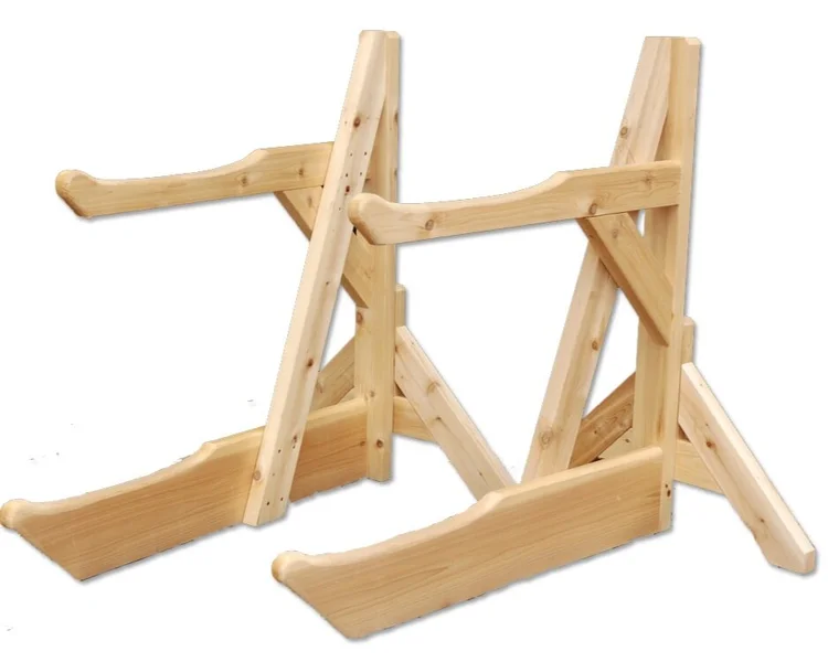 Single-Sided Wood Racks - Free-Standing — Storage Rack Solutions