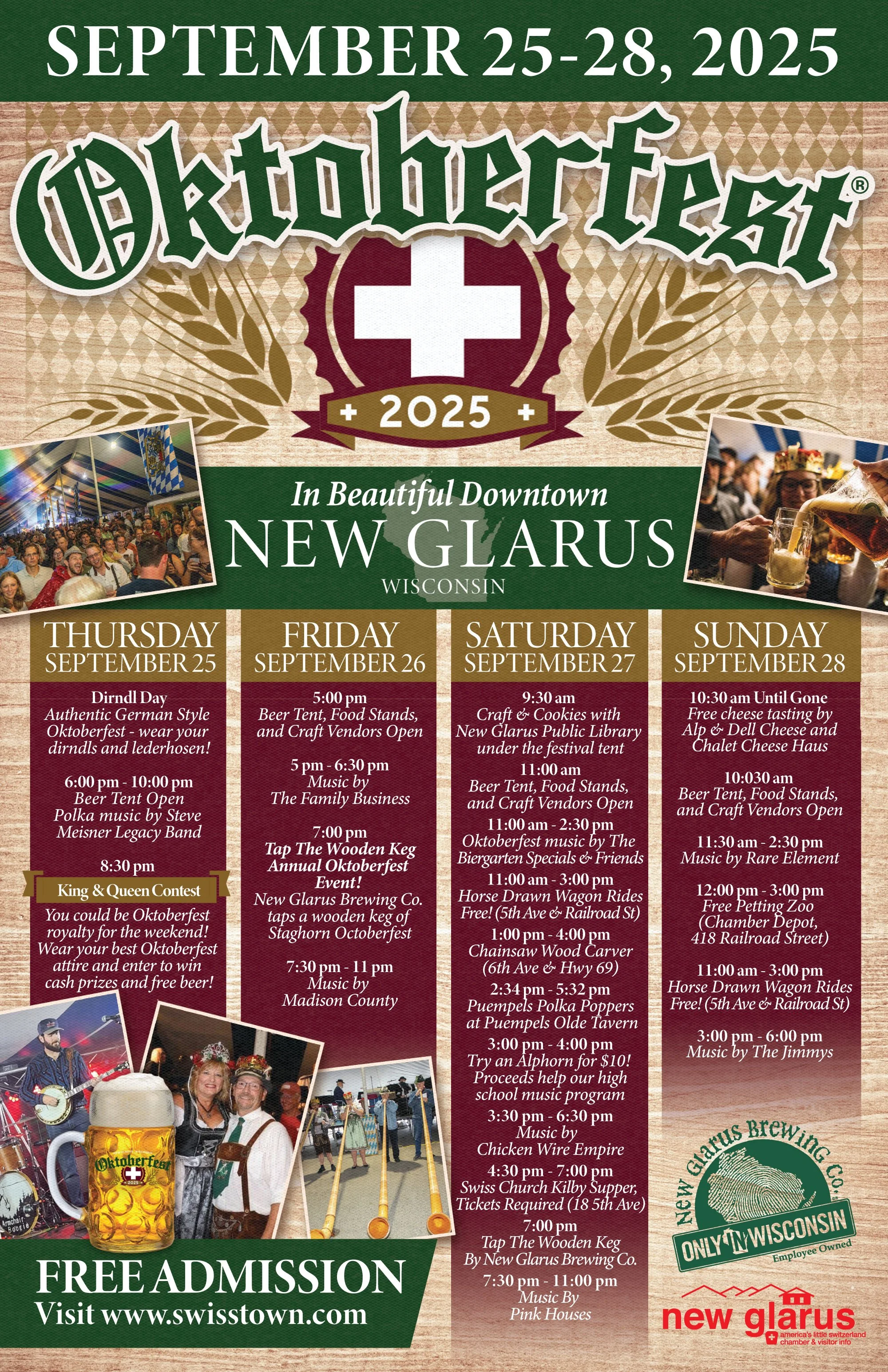 Oktoberfest — New Glarus Chamber of Commerce & Tourist Information