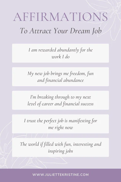 60 Of The Best Affirmations To Attract A New Job (Fast)