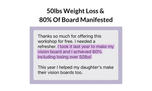 Free Online Vision Board Workshop