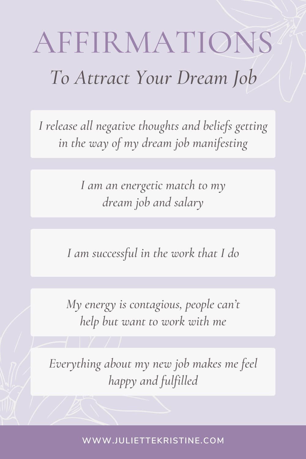 60 Of The Best Affirmations To Attract A New Job (Fast)