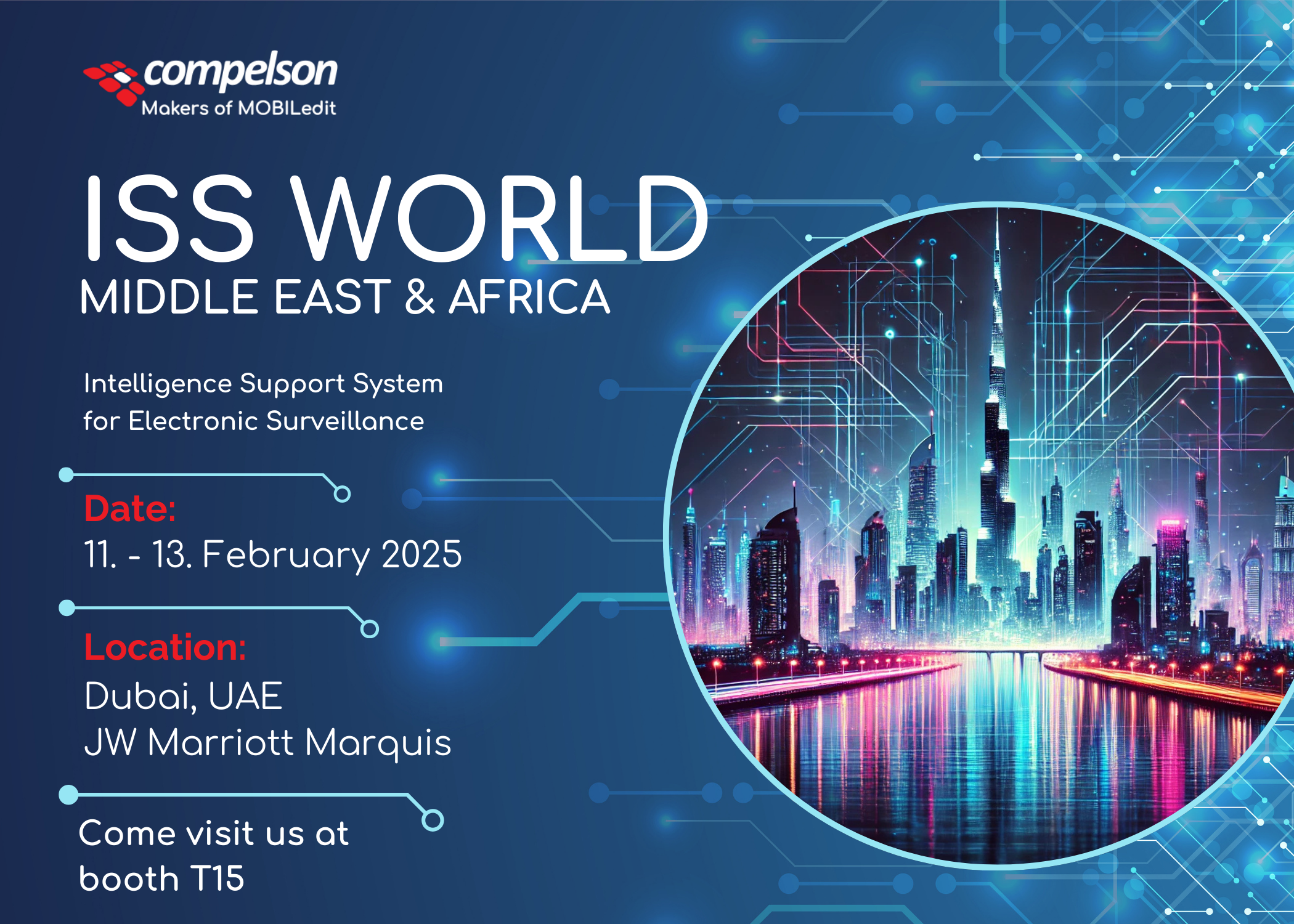 Meet the MOBILedit Team at ISS MEA Dubai 2025 — MOBILedit