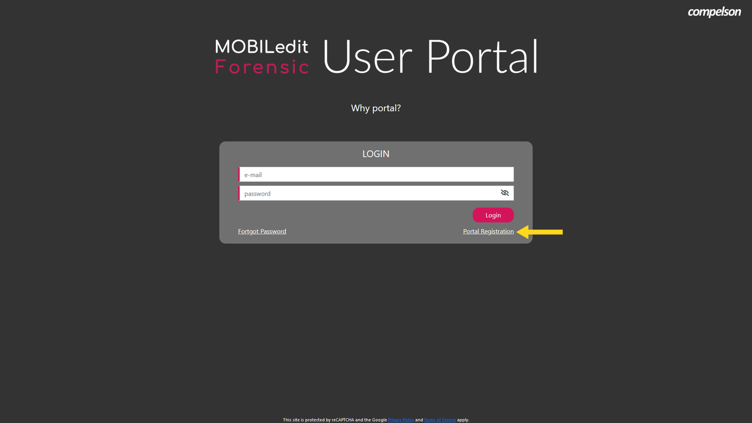 User portal — MOBILedit